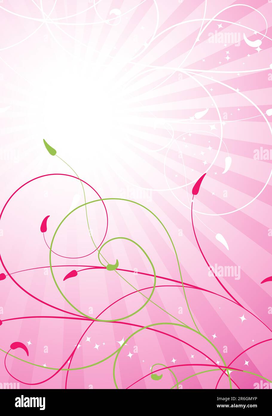 Bush pink Stock Vector Images - Alamy