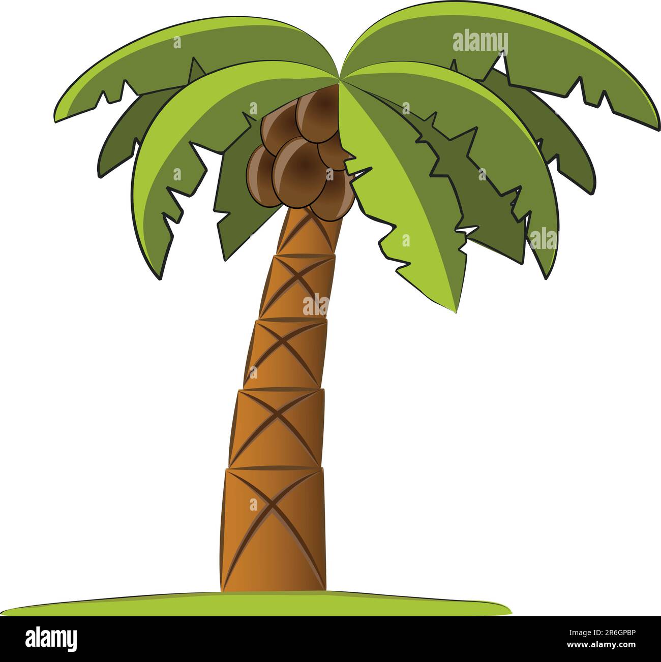 Palm tree vector illustration Stock Vector Image & Art - Alamy