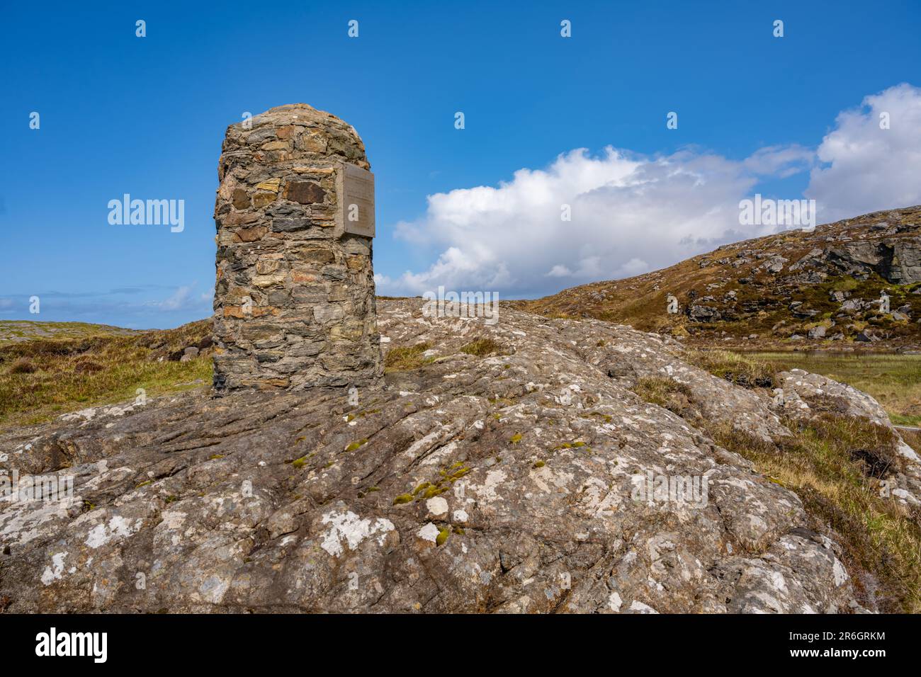 The pair commemorating the Bernera Riots of 1874 against the Clearences ...