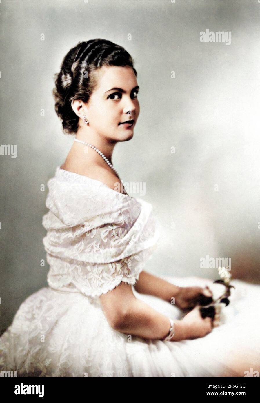 1952 ca , Rome , ITALY : The italian princess MARIA PIA di SAVOIA ...