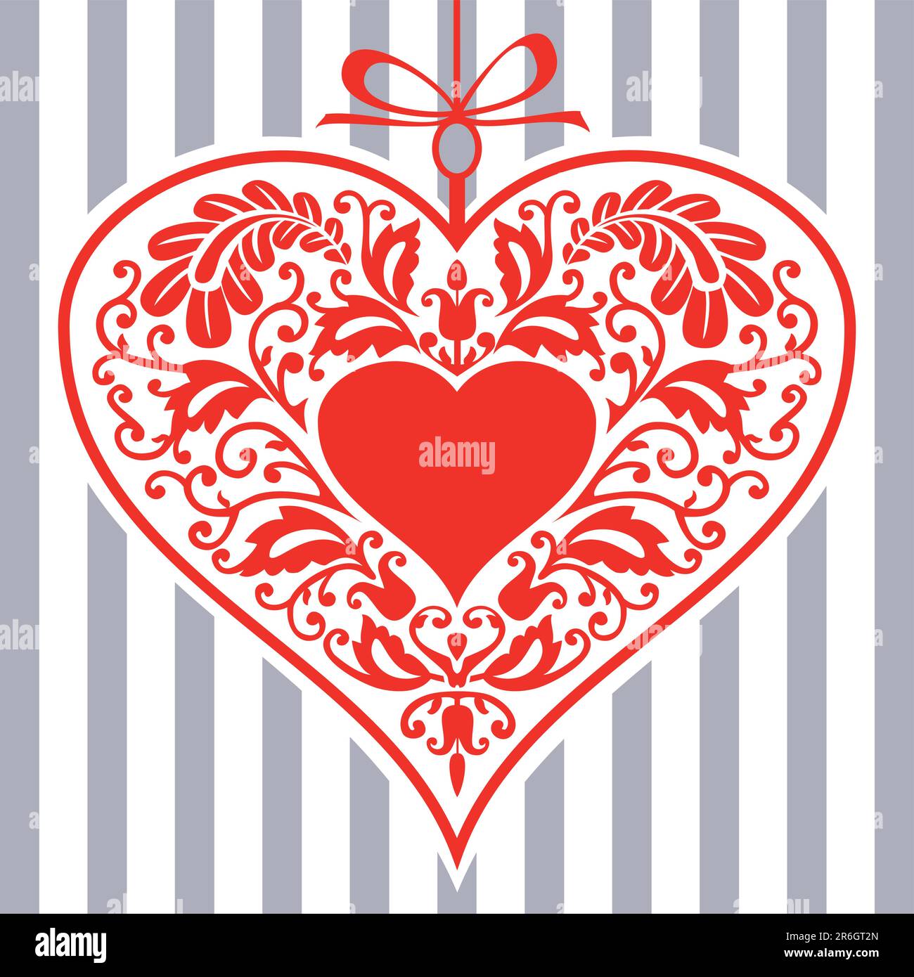 Fancy Red Heart Clipart