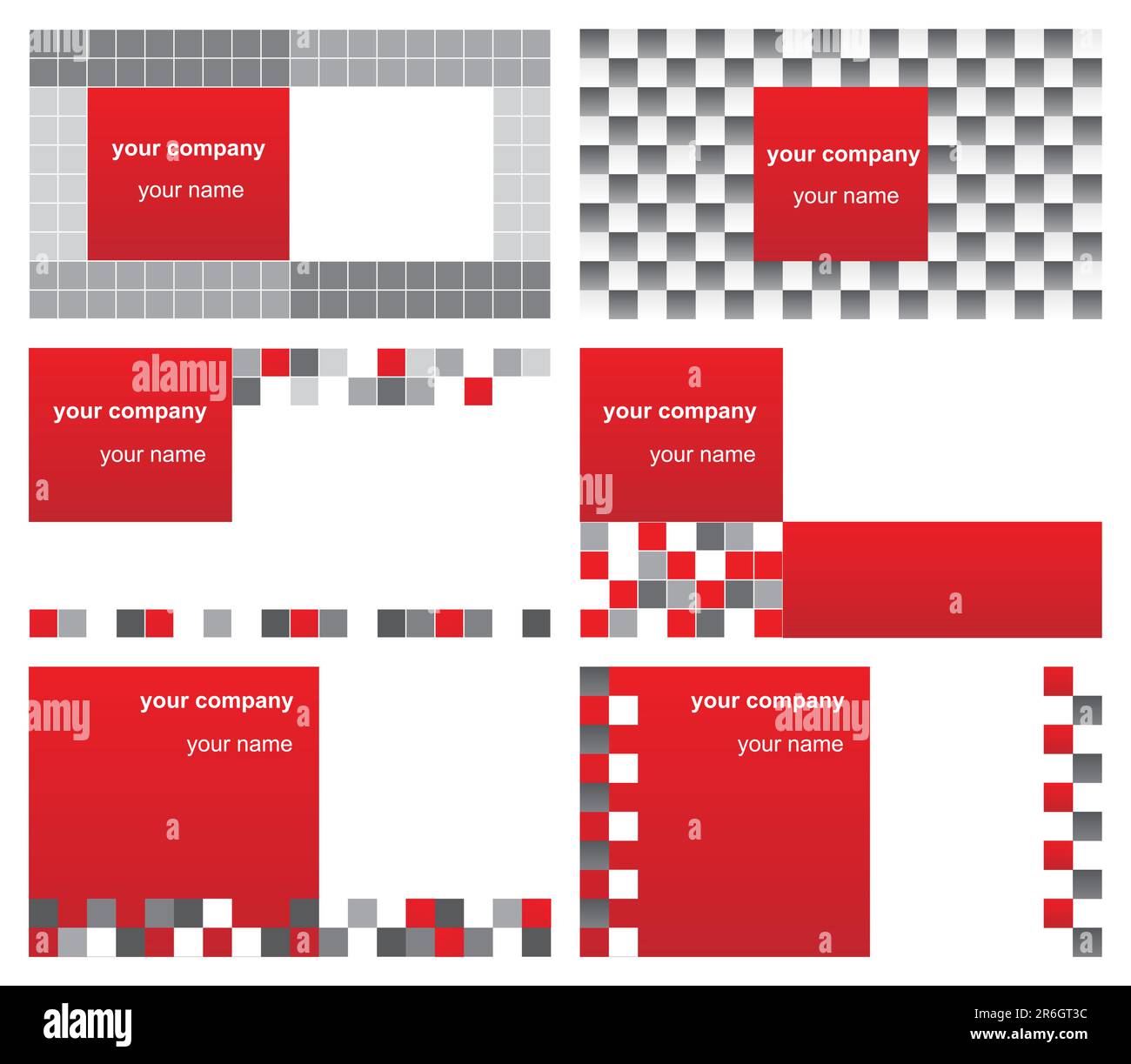 Squares vector set in Cut Out Stock Images & Pictures - Alamy