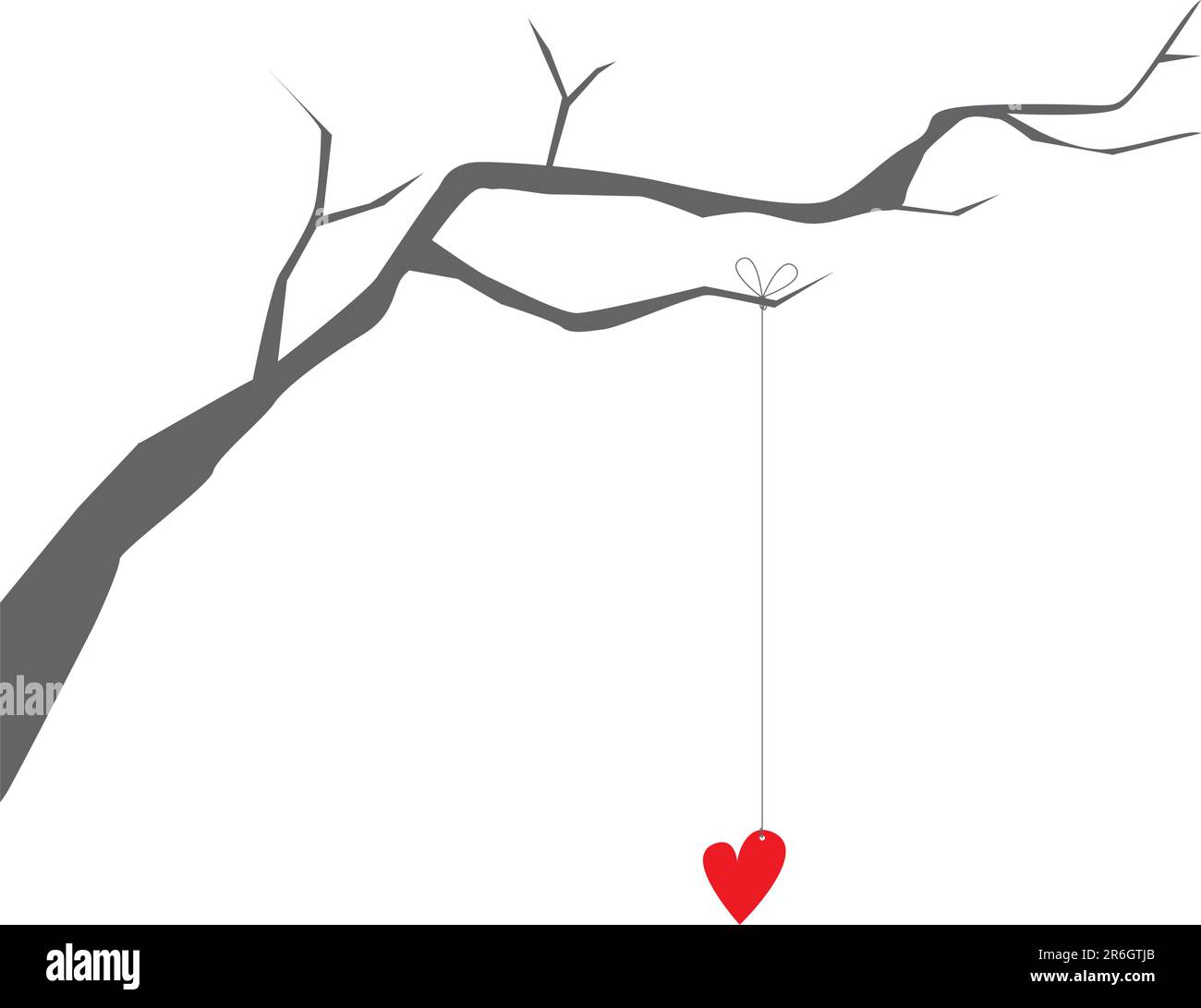 Tied to tree branch Stock Vector Images - Alamy