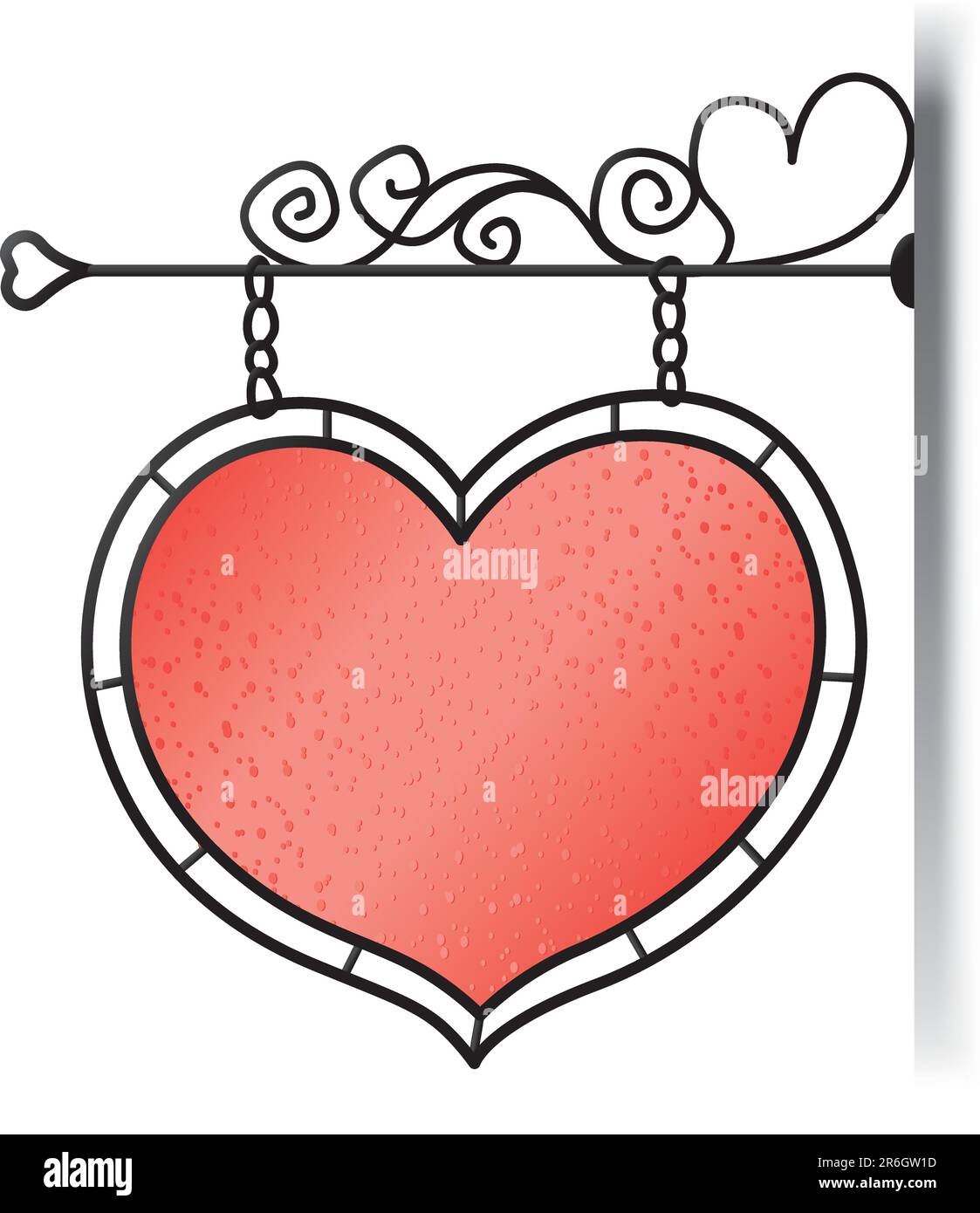 Metal pink signboard for your text in Europe style Stock Vector Image ...