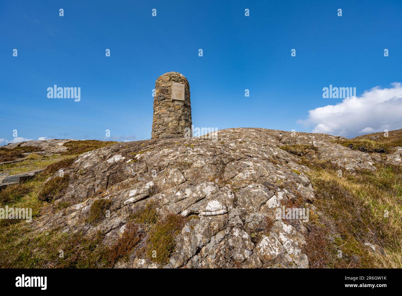 The pair commemorating the Bernera Riots of 1874 against the Clearences ...