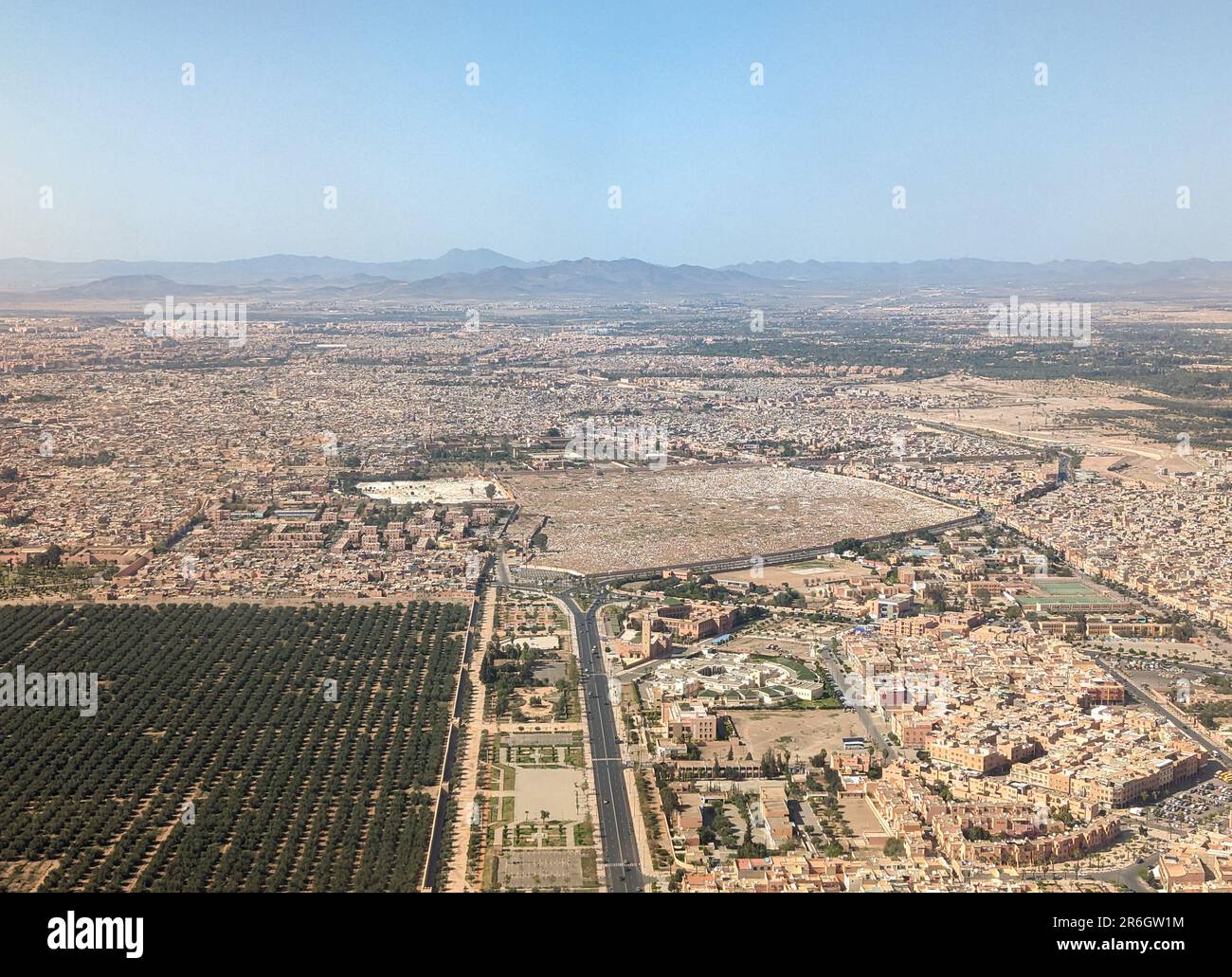 Marrakesh mountain aerial hi-res stock photography and images - Alamy