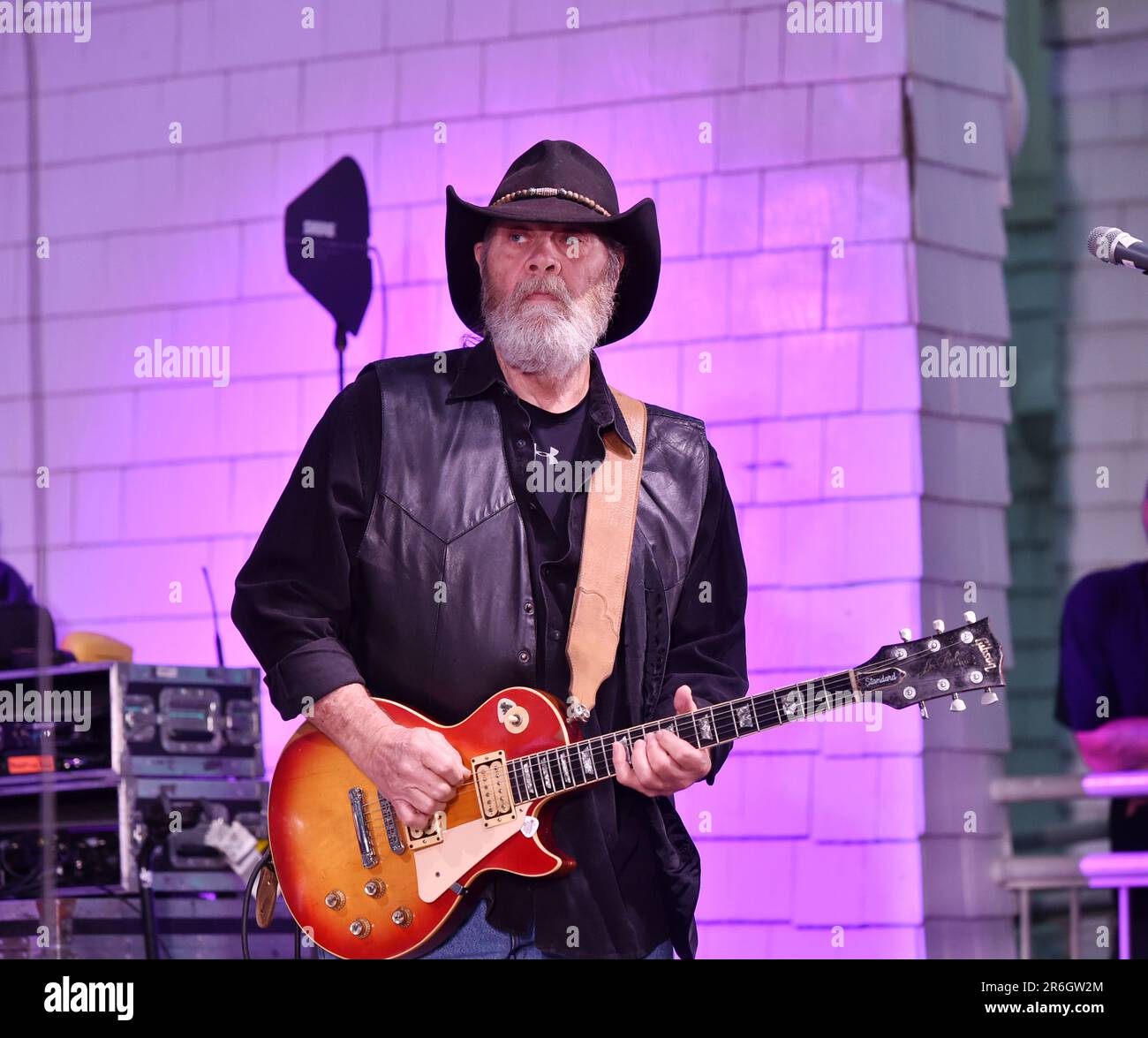 June 7, 2023, Virginia Beach, Virginia, USA: RICK WILLIS of The Marshall Tucker Band brings the ...