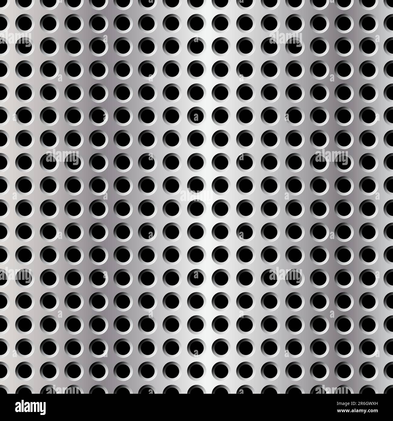 Seamless vector illustration of perforated metal plate Stock Vector ...