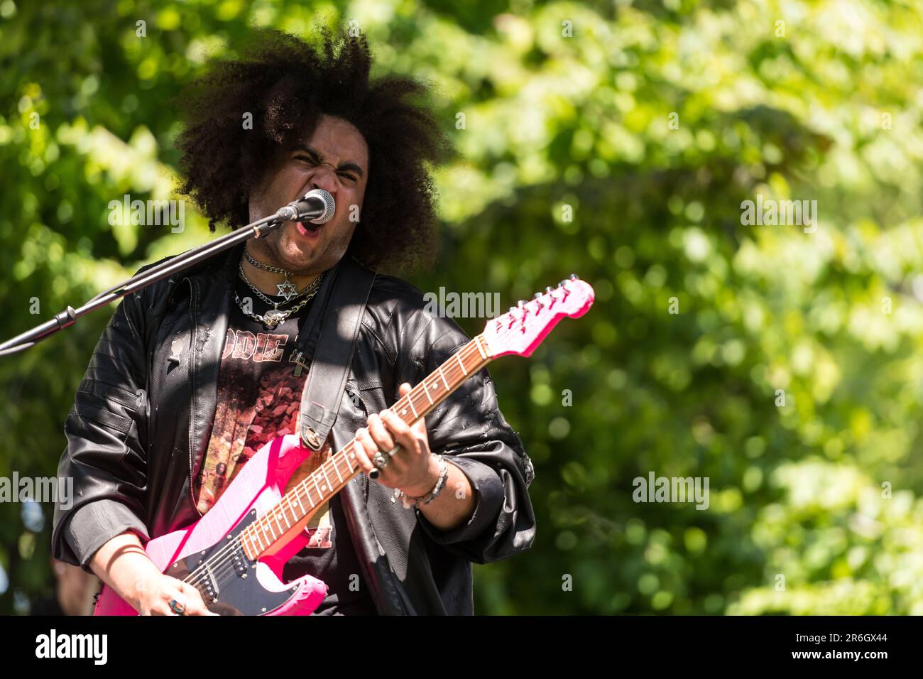 Seattle, USA. 20 May, 2023. Seattle band King Youngblood playing at a ...