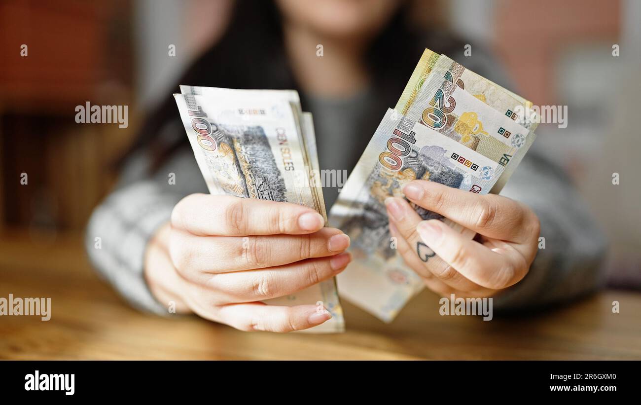 Peru money peruvian banknotes hi-res stock photography and images - Alamy