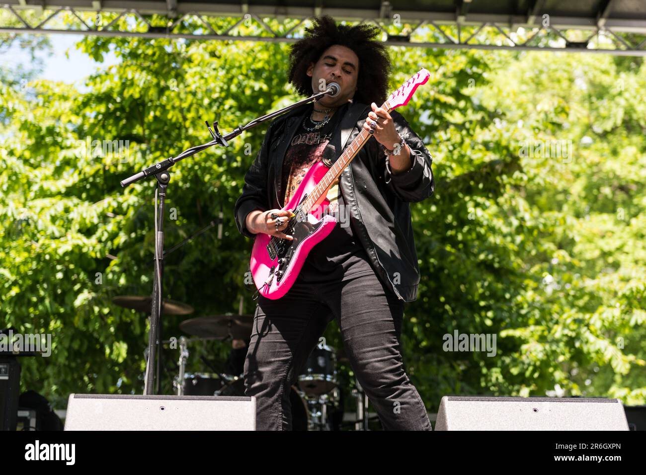 Seattle, USA. 20 May, 2023. Seattle band King Youngblood playing at a ...