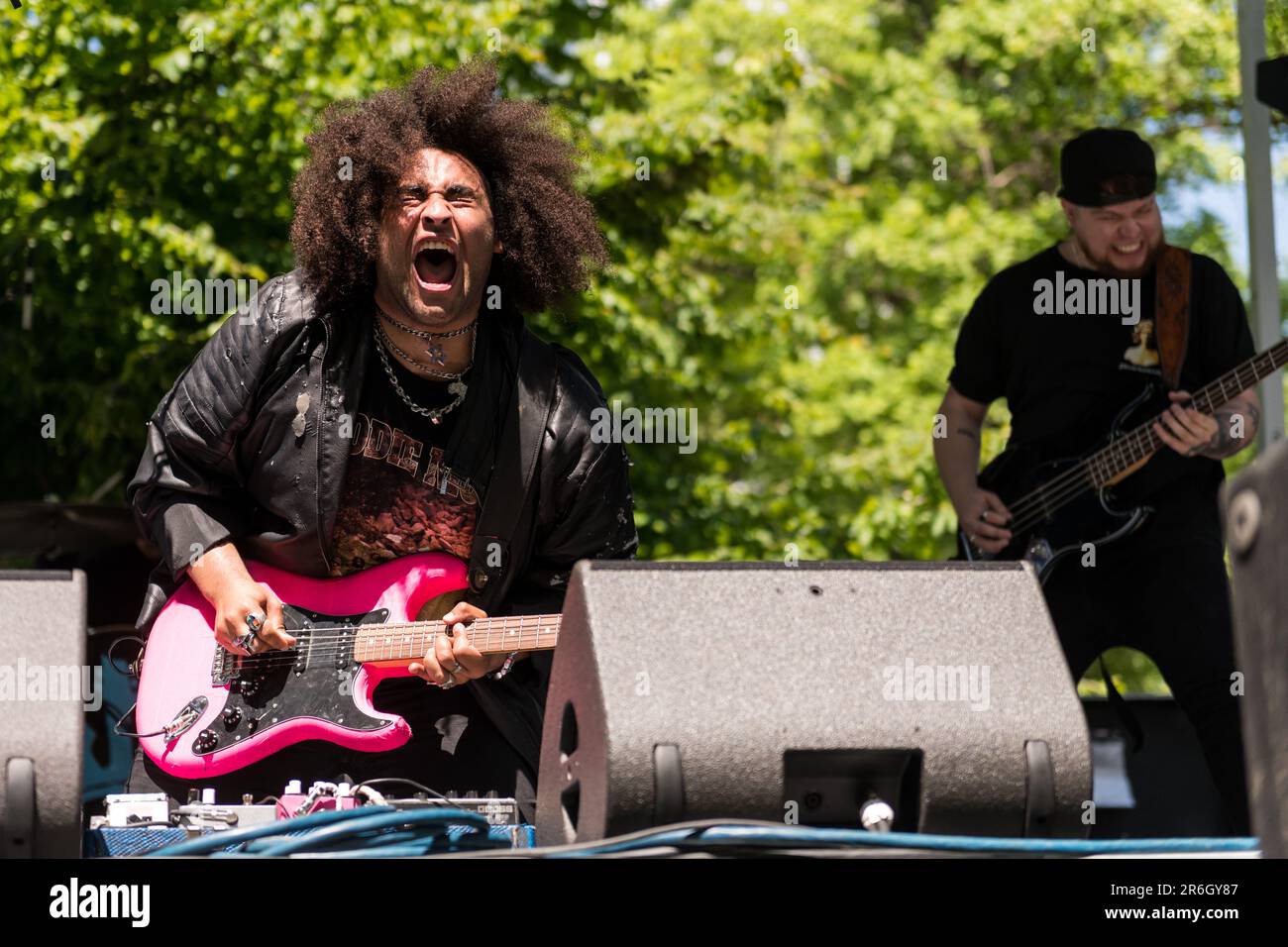 Seattle, USA. 20 May, 2023. Seattle band King Youngblood playing at a ...