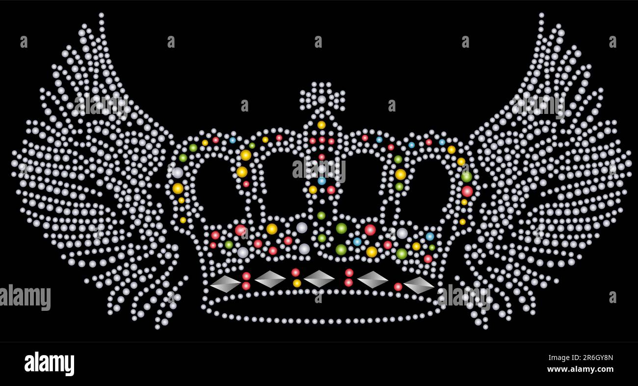 Rhinestone art Stock Vector Images - Alamy