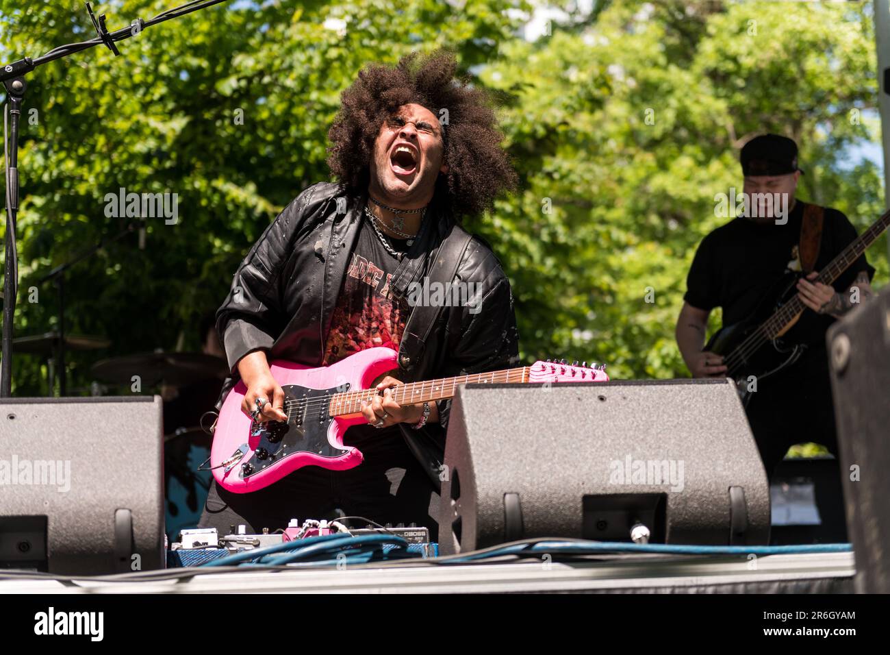 Seattle, USA. 20 May, 2023. Seattle band King Youngblood playing at a ...