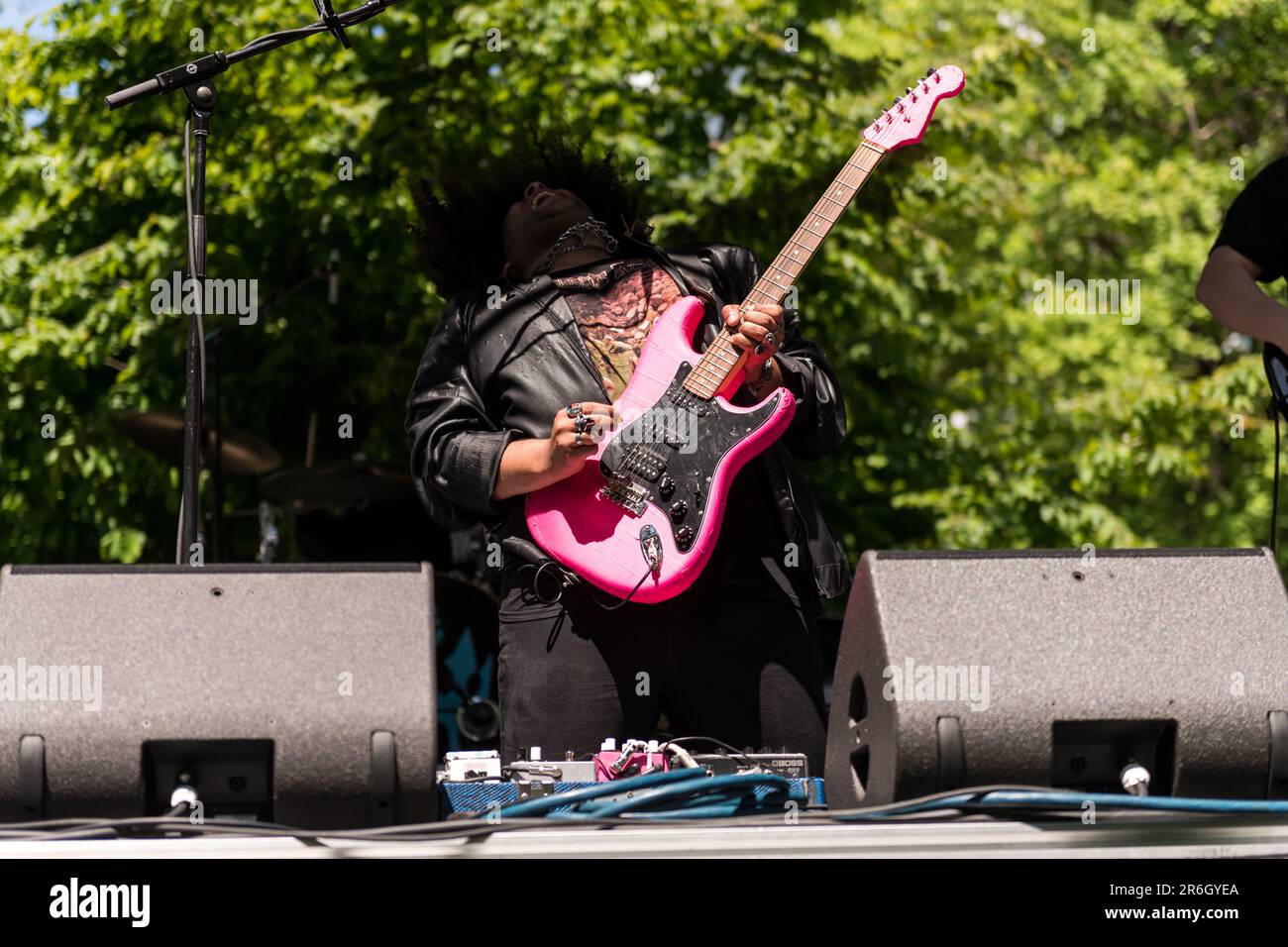 Seattle, USA. 20 May, 2023. Seattle band King Youngblood playing at a ...