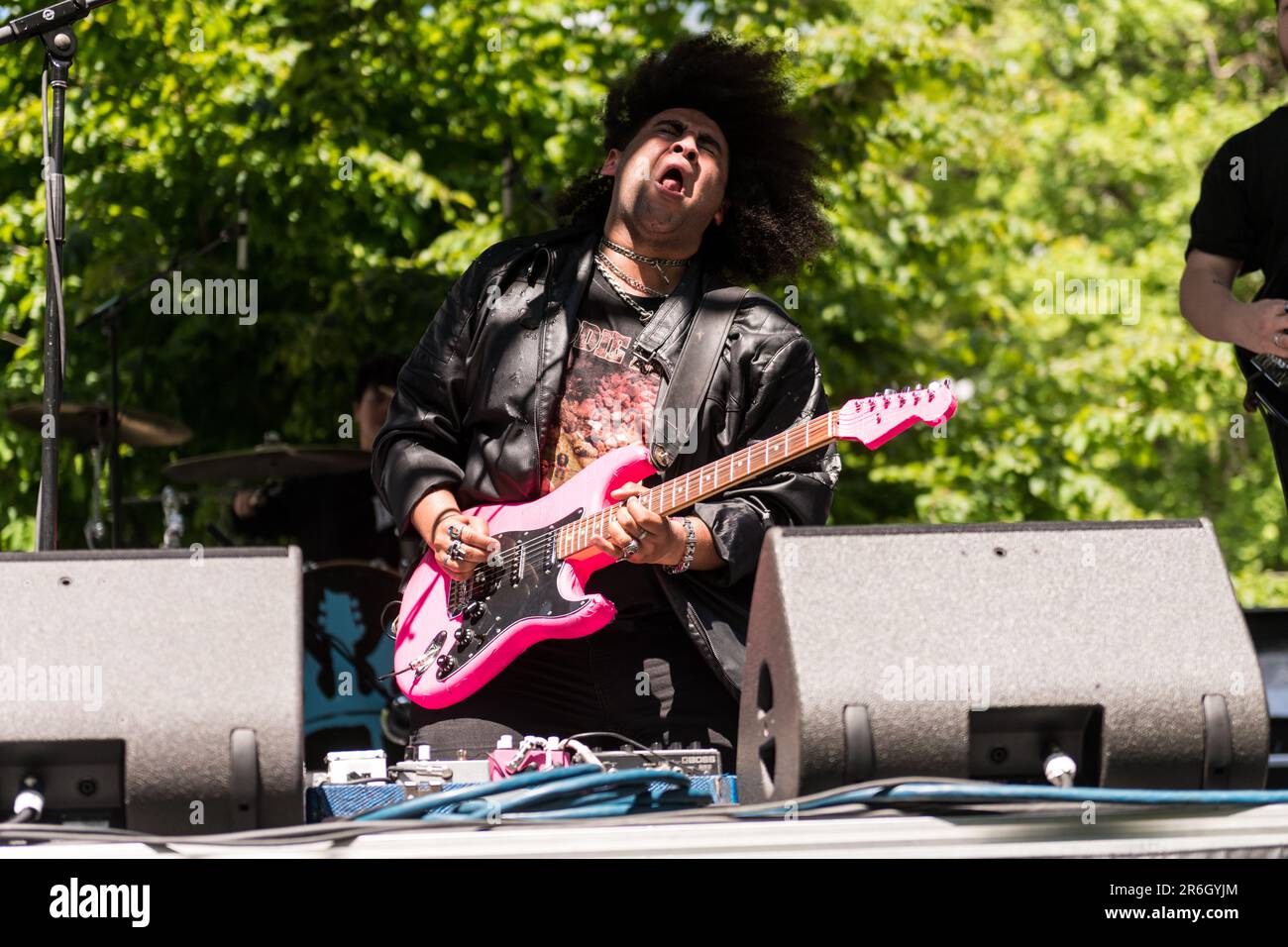 Seattle, USA. 20 May, 2023. Seattle band King Youngblood playing at a ...