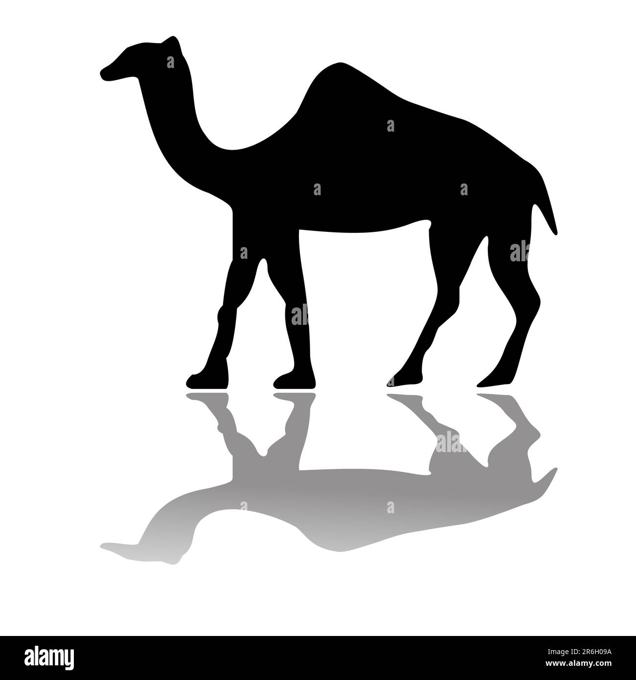 Camel pattern silhouette Stock Vector Images - Alamy
