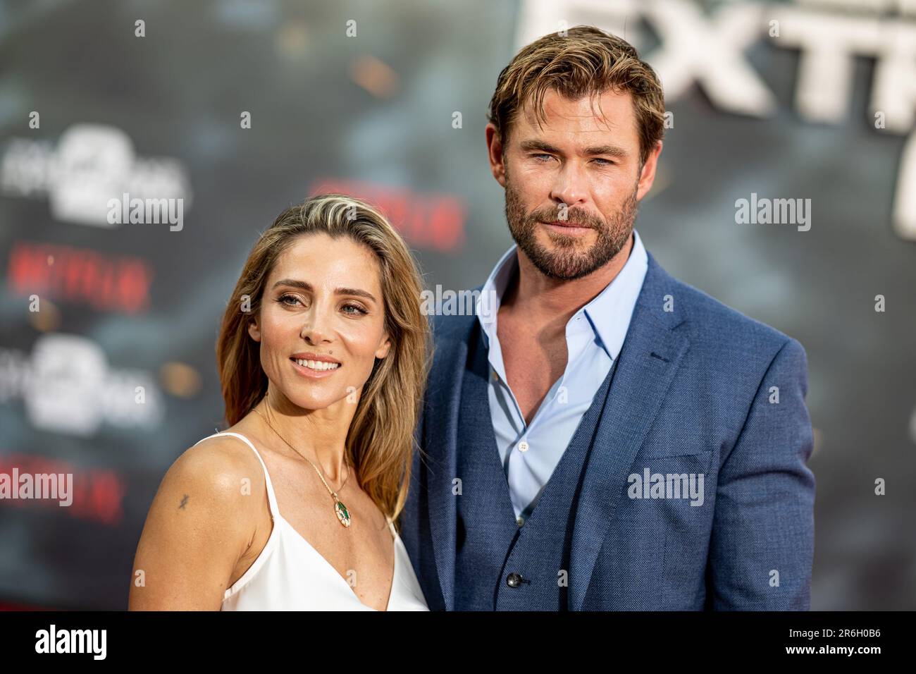 Berlin, Germany. 09th June, 2023. Chris Hemsworth, actor, and his wife ...