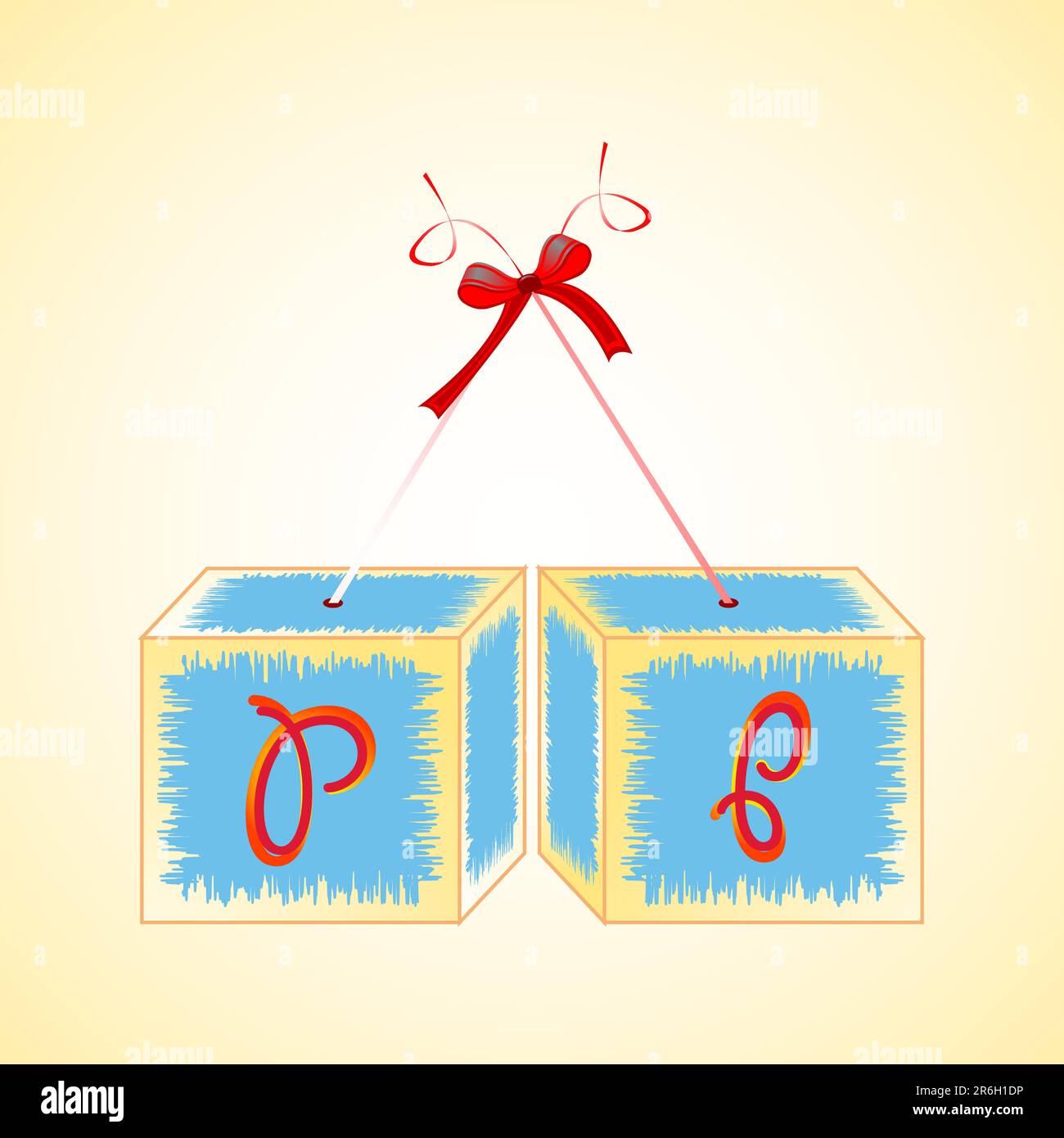 cubes alphabet P, abstract art illustration Stock Vector Image & Art ...