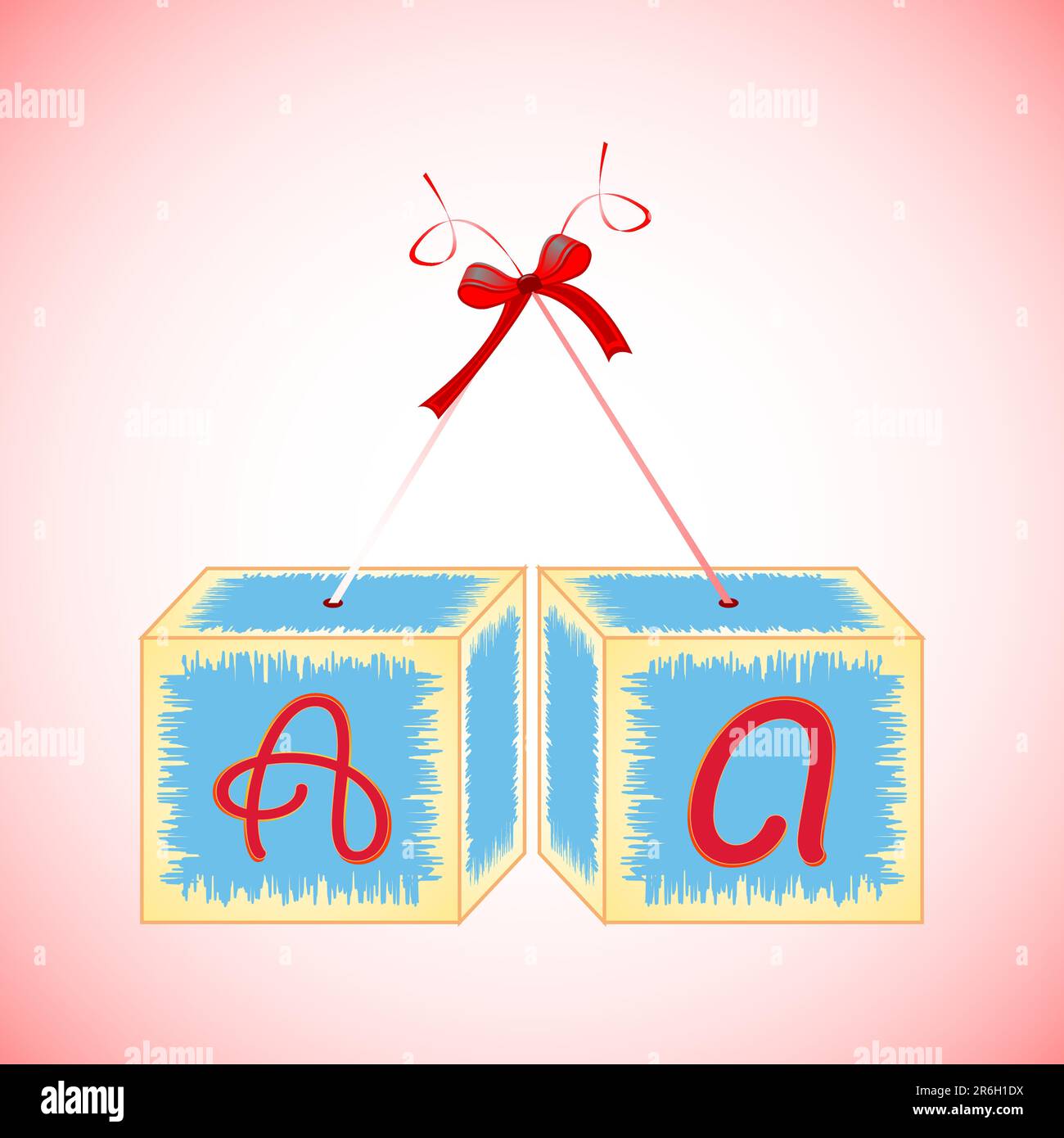 cubes alphabet A, abstract art illustration Stock Vector Image & Art ...