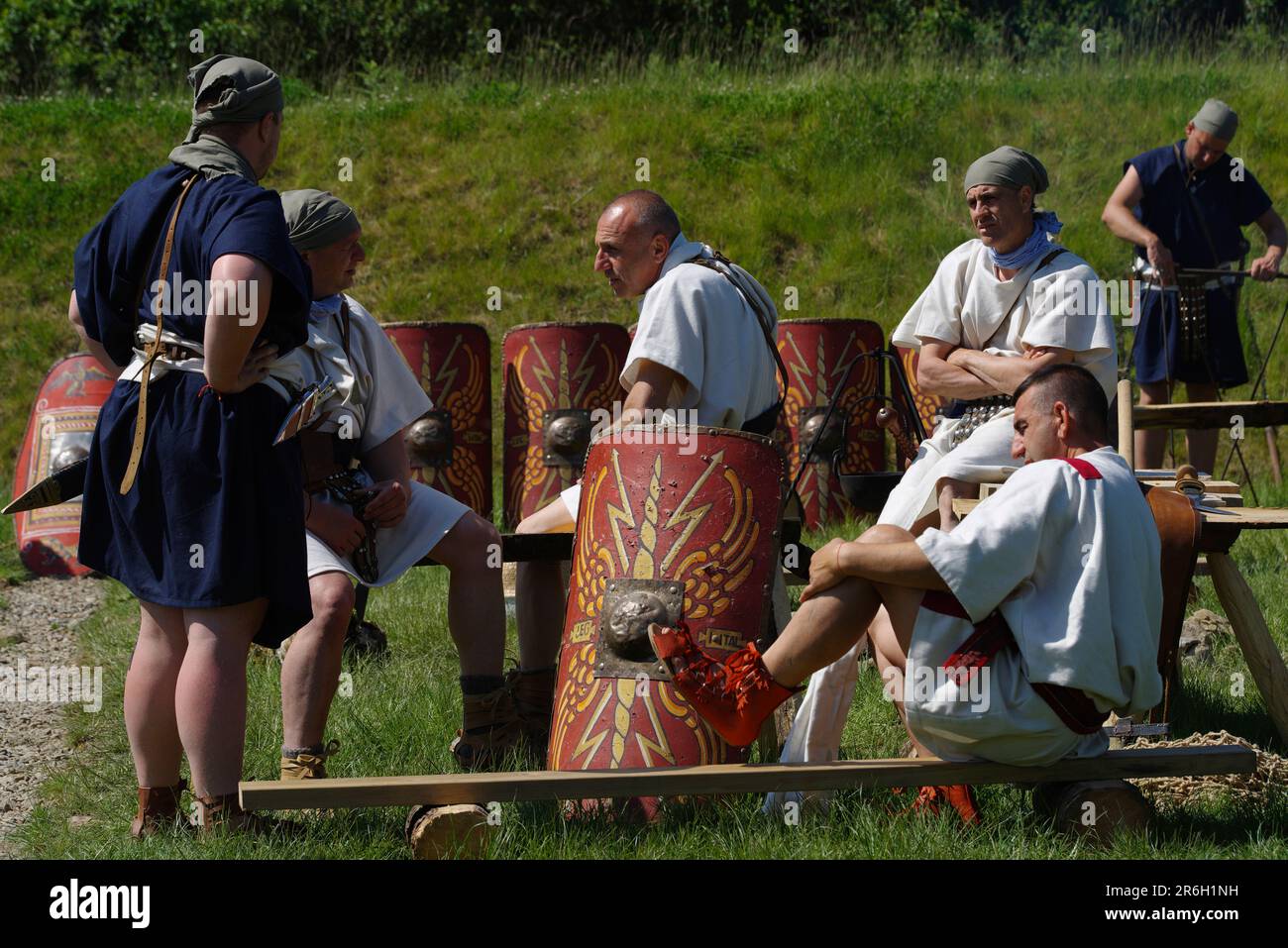 Roman Fort, Roman Event, Park in the Past, Auxilia, Holt, Wrexham ...