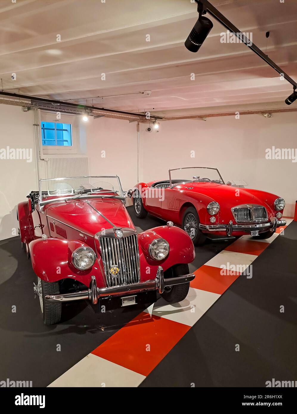 ROMANSHORN, SWITZERLAND - JUNE 4, 2023: MG TF 1500 and MGA Roadster in ...