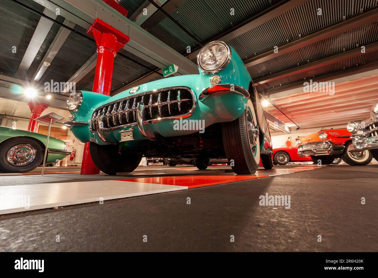 ROMANSHORN, SWITZERLAND - JUNE 4, 2023: Chevrolet Corvette C1 in the ...