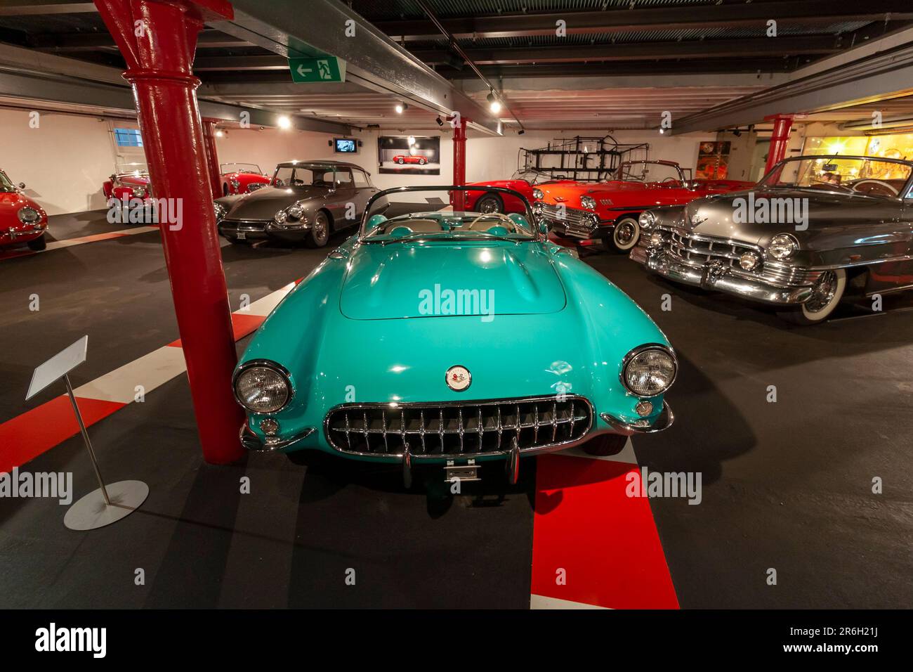 ROMANSHORN, SWITZERLAND - JUNE 4, 2023: Chevrolet Corvette C1 in the ...