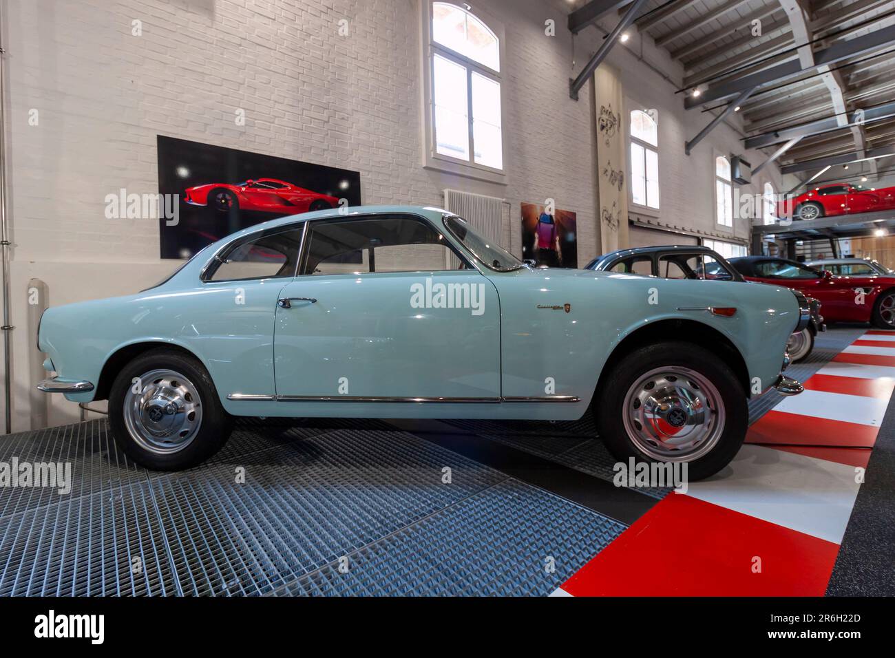 ROMANSHORN, SWITZERLAND - JUNE 4, 2023: Alfa Romeo Giulietta Sprint 1.3 ...