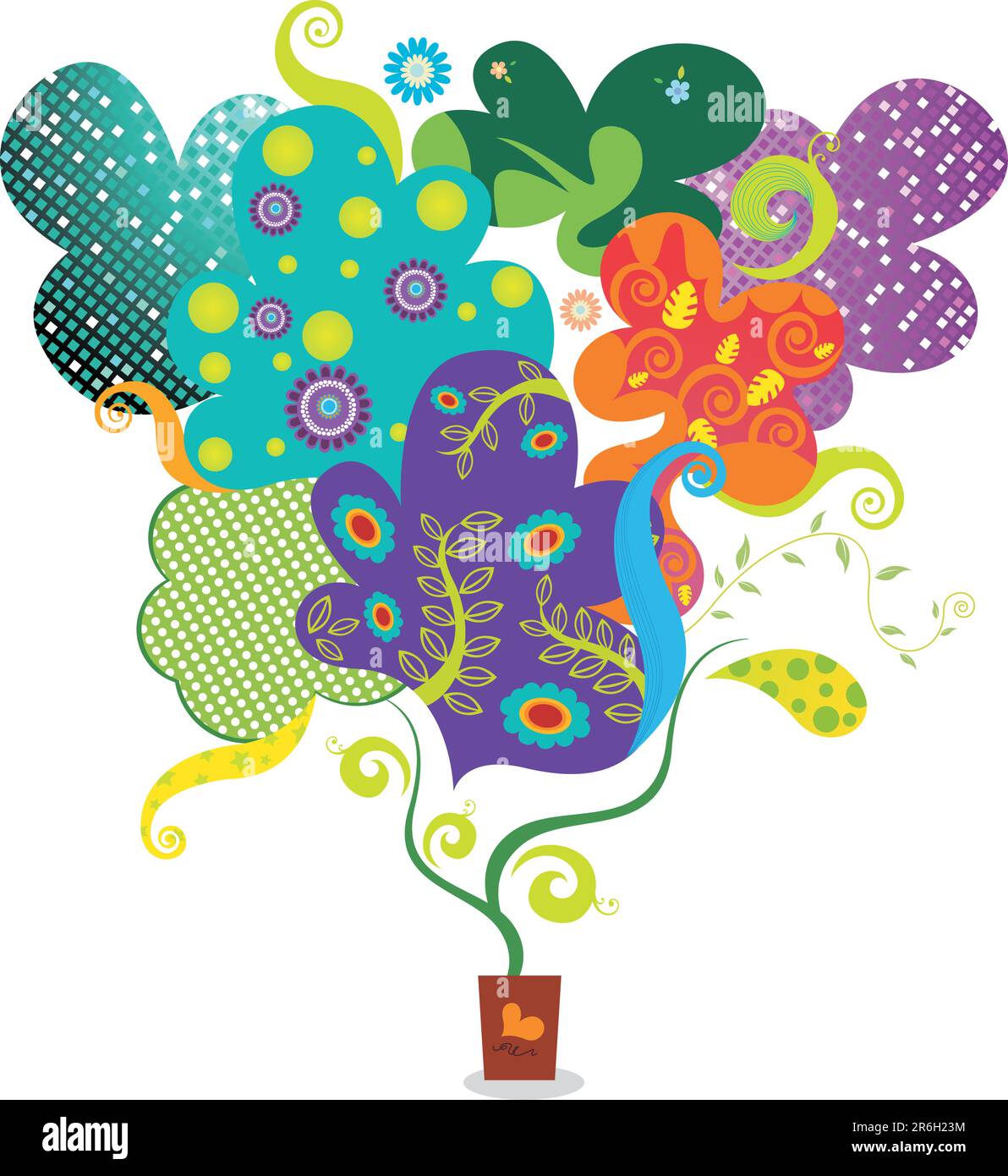 Two version color stripes 2010 year pattern design Stock Vector Image ...