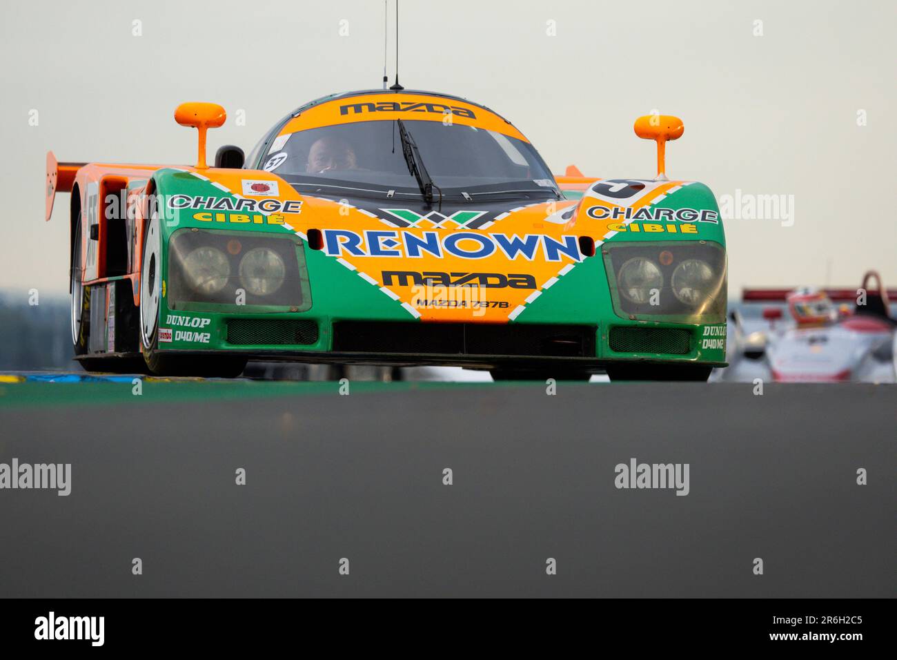 Le Mans, France. 09th June, 2023. Mazda 787B driver by Volker Weidler ...