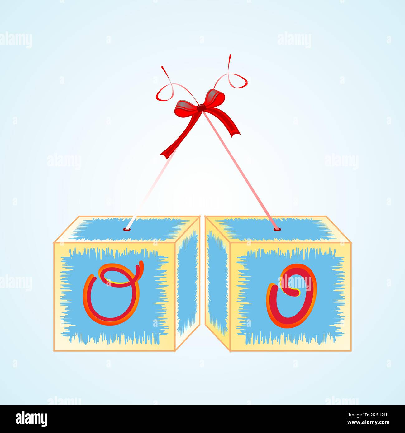 cubes alphabet O, abstract art illustration Stock Vector Image & Art ...