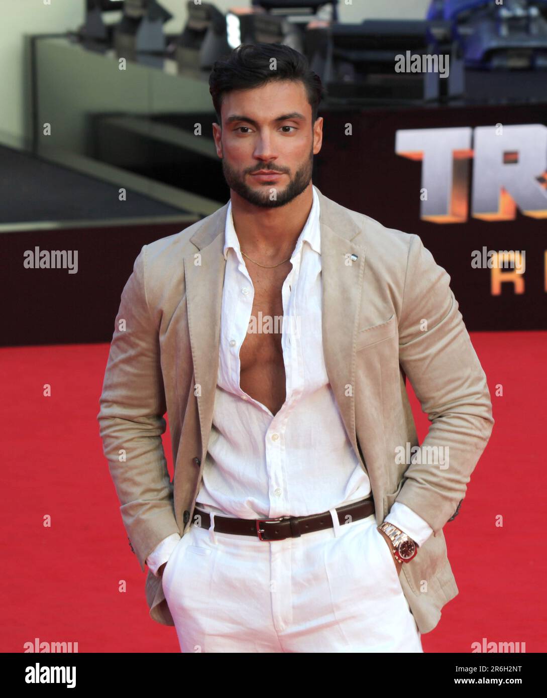 London, UK. Davide Sanclimenti at the Transformers: Rise of The Beasts ...