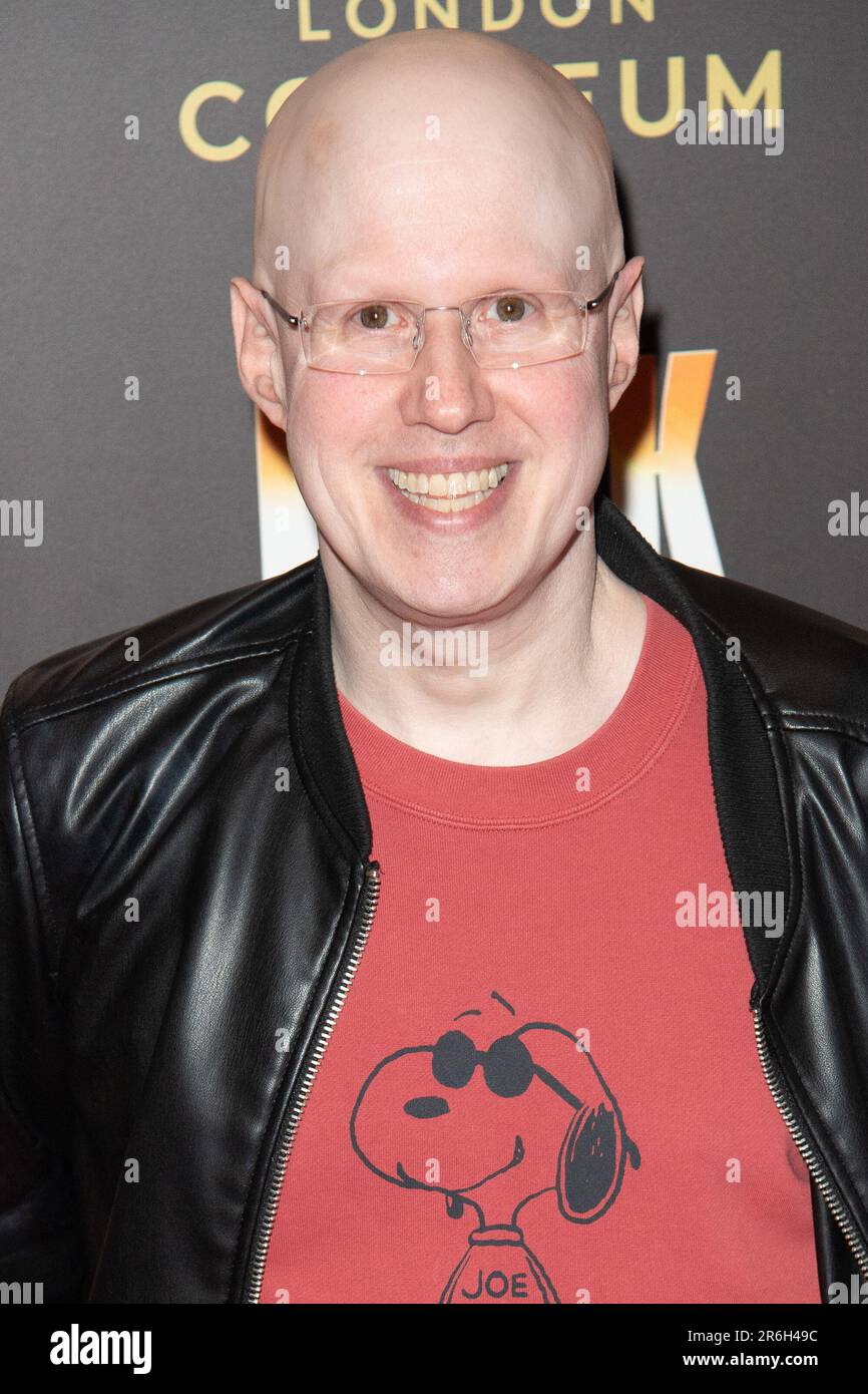 London, UK. Matt Lucas at a Gala Night for the musical We Will Rock You ...