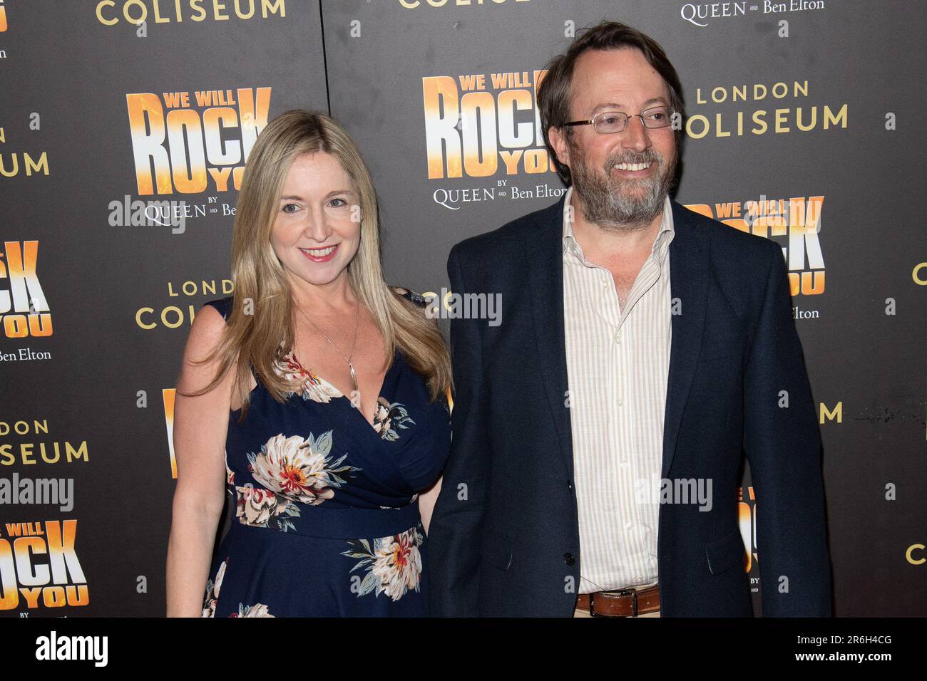 London, UK. David Mitchell and wife Victoria Coren Mitchell at a Gala Night for the musical We ...