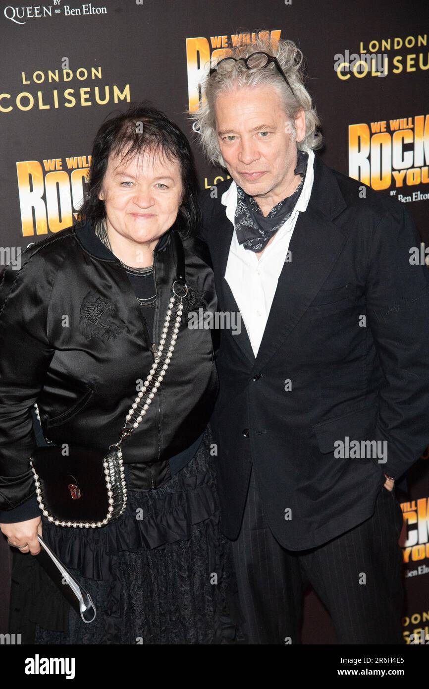 London, UK. Dexter Fletcher and wife Dalia at a Gala Night for the ...