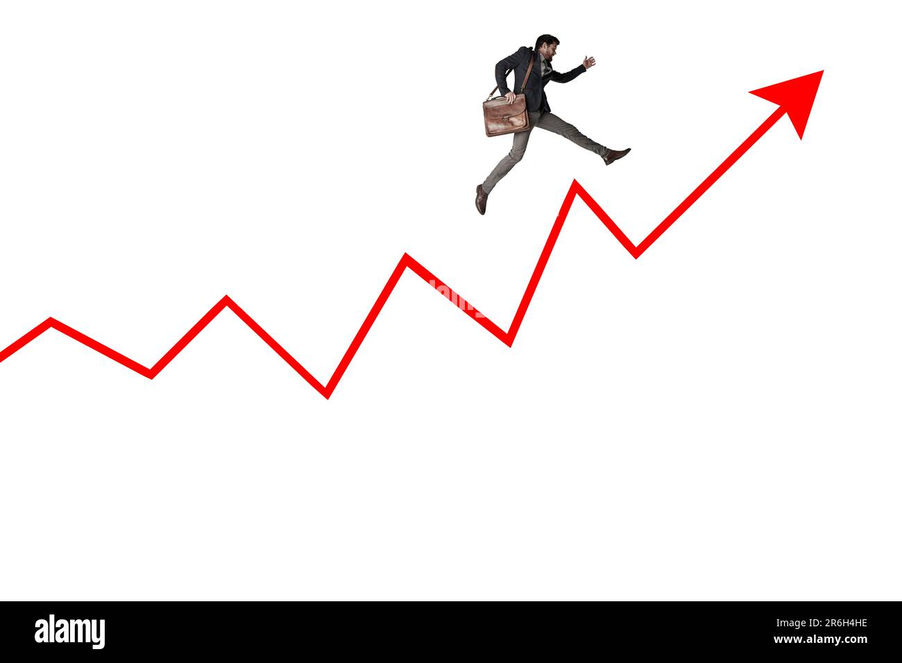 The quick dash to make easy cash. a businessman carrying a bag and ...