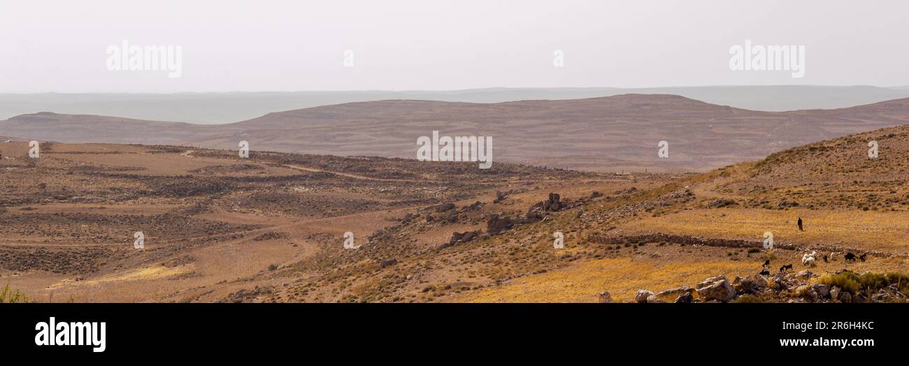 Landscape of the legendary King's Highway in Jordan, an ancient trade ...