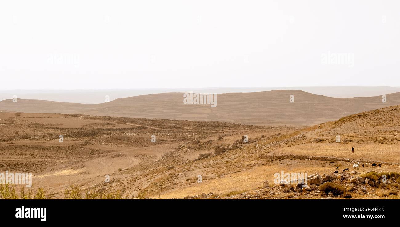 Landscape of the legendary King's Highway in Jordan, an ancient trade ...