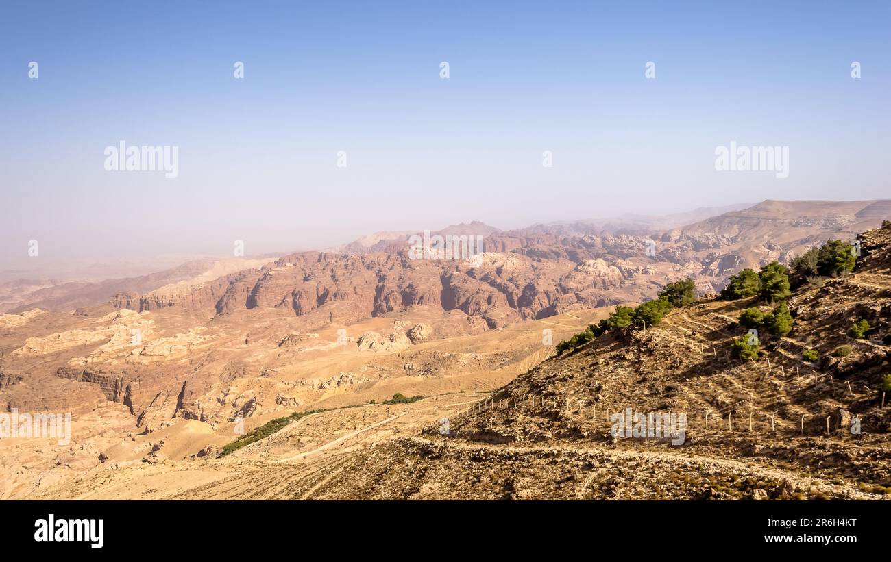 Landscape of the legendary King's Highway in Jordan, an ancient trade ...