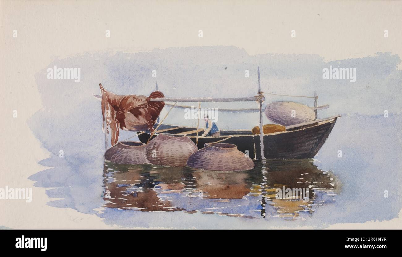 Untitled--Fishing Boat. Date: ca. 1900. Watercolor on paper. Museum ...