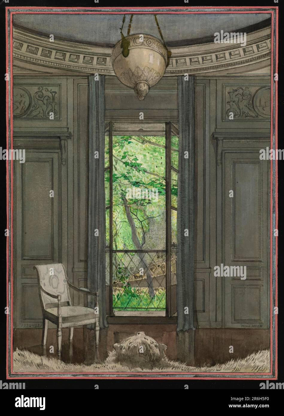 Untitled. Date: 1920-1921. watercolor, ink and pencil on fiberboard ...