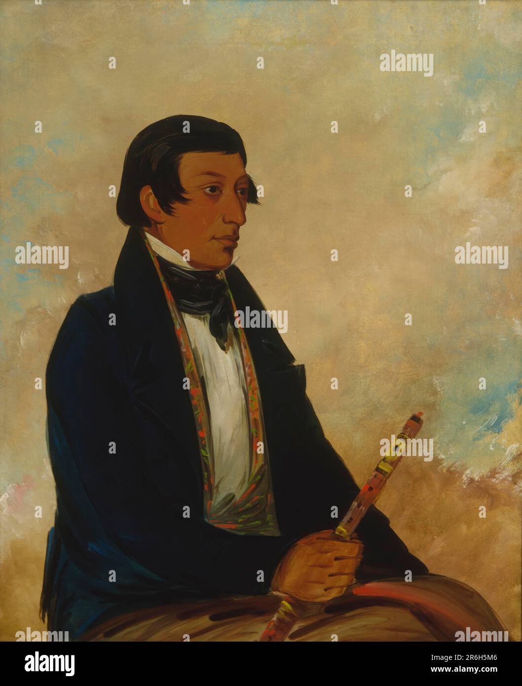 Kee-món-saw, Little Chief, a Chief. oil on canvas. Date: 1830. Museum ...