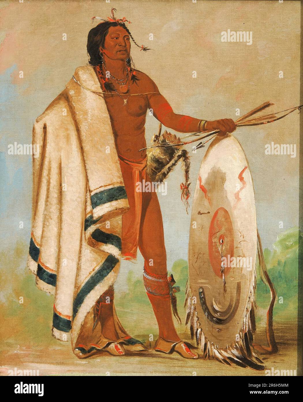 Native american war shield hi-res stock photography and images - Alamy