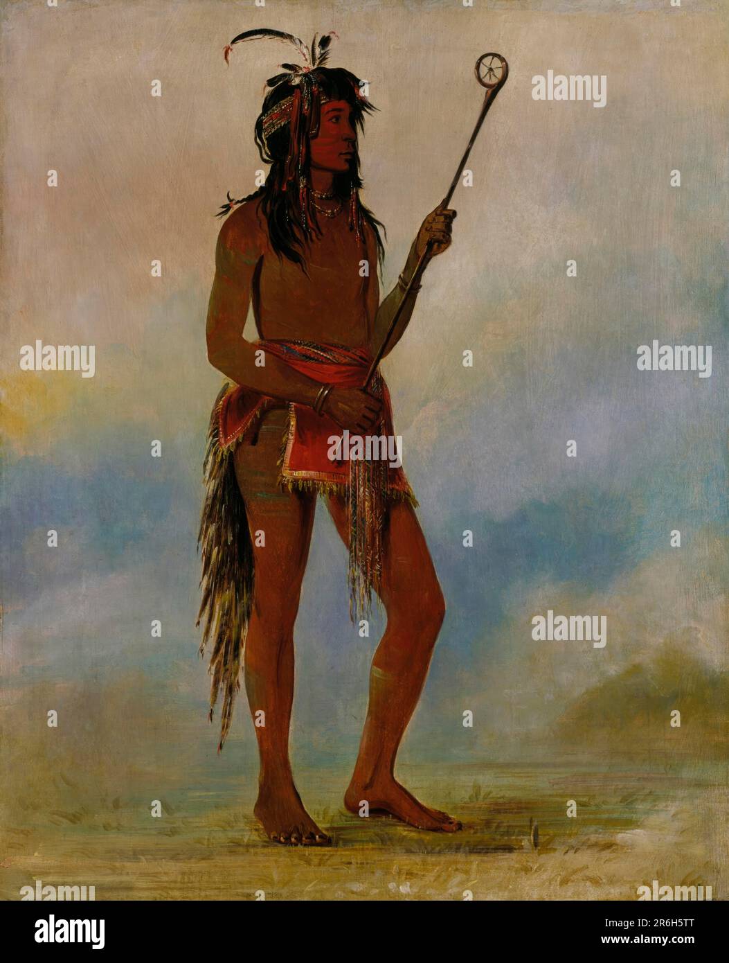 Ah-nó-je-nahge, He Who Stands on Both Sides, a Distinguished Ball ...