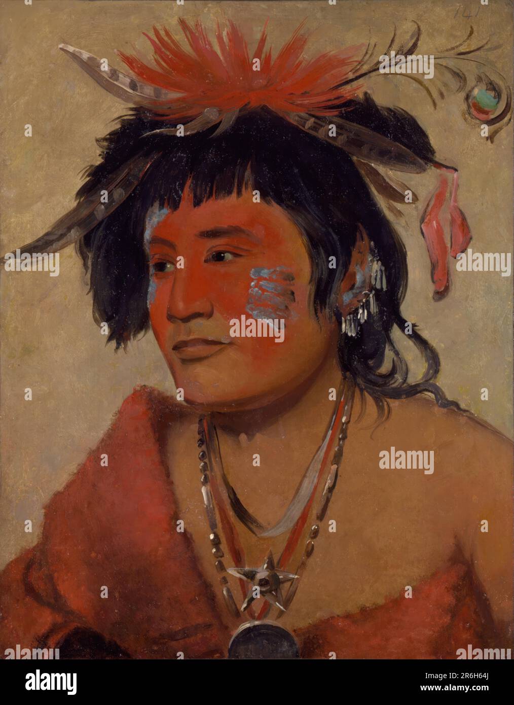 Pah-shee-náu-shaw, a Warrior. oil on canvas. Date: 1831. Museum ...