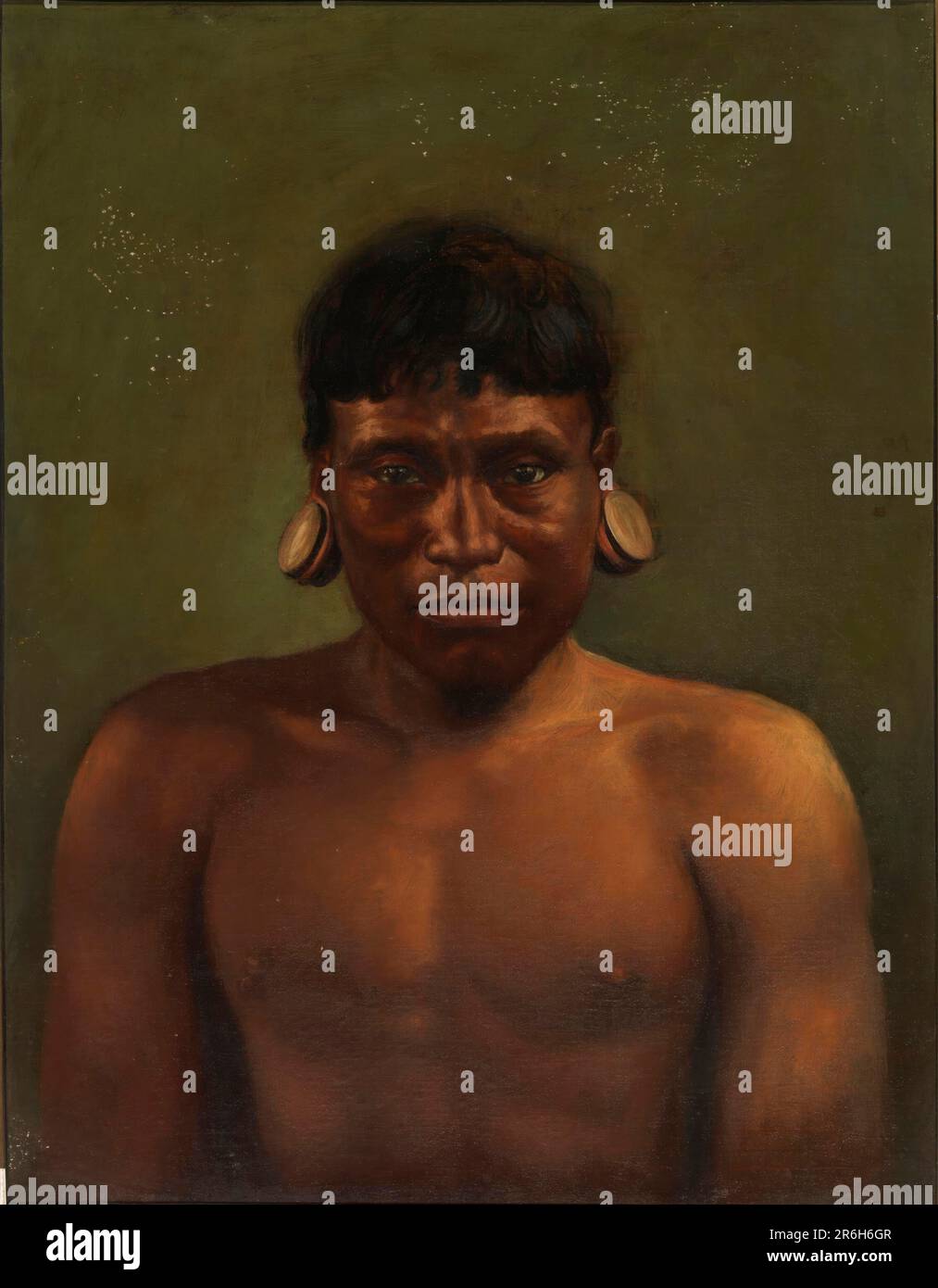 Orejon Indian. oil on canvas. Date: ca. 1890-1892. Museum: Smithsonian ...