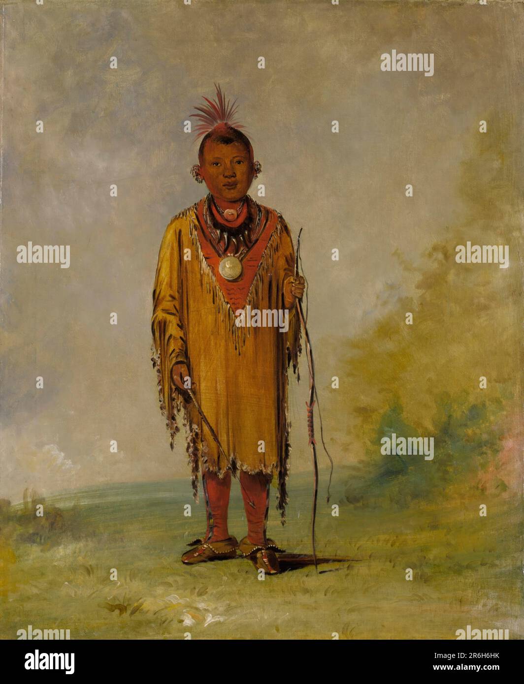 Native american boy bow and arrows hi-res stock photography and images ...