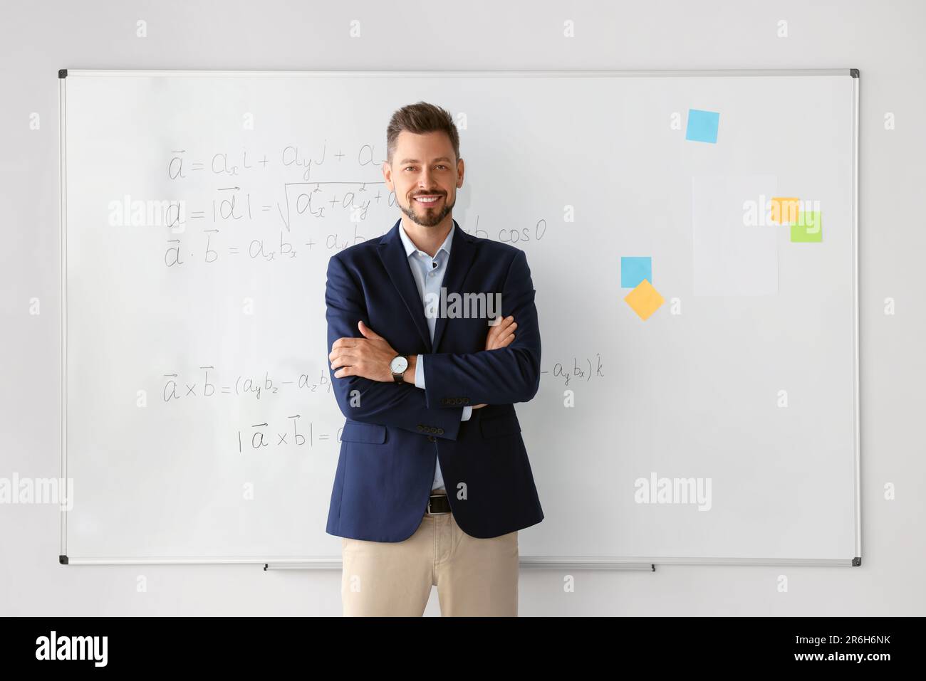 Math teacher whiteboard hi-res stock photography and images - Alamy