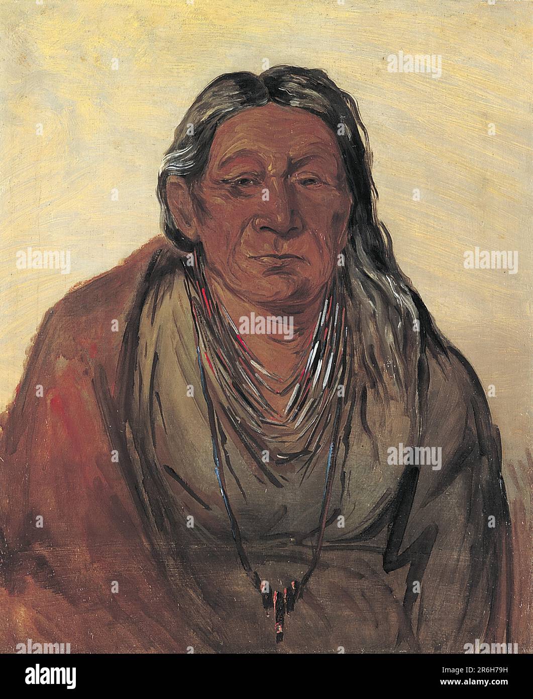 Wah-pe-séh-see, Mother of the Chief. oil on canvas. Date: 1830. Museum ...
